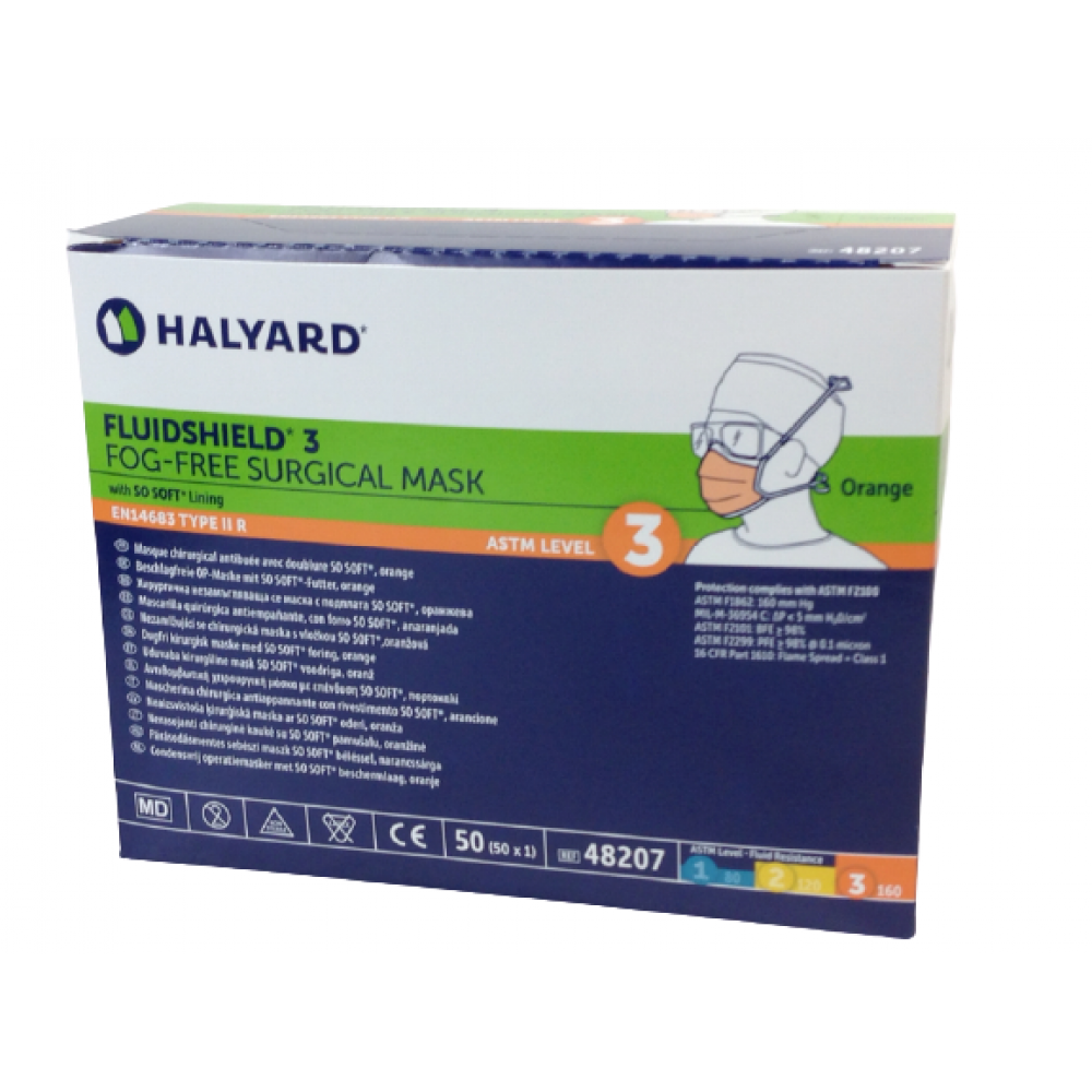 Halyard 48207 Level 3 Fog Free Surgical Mask online at low price in ...